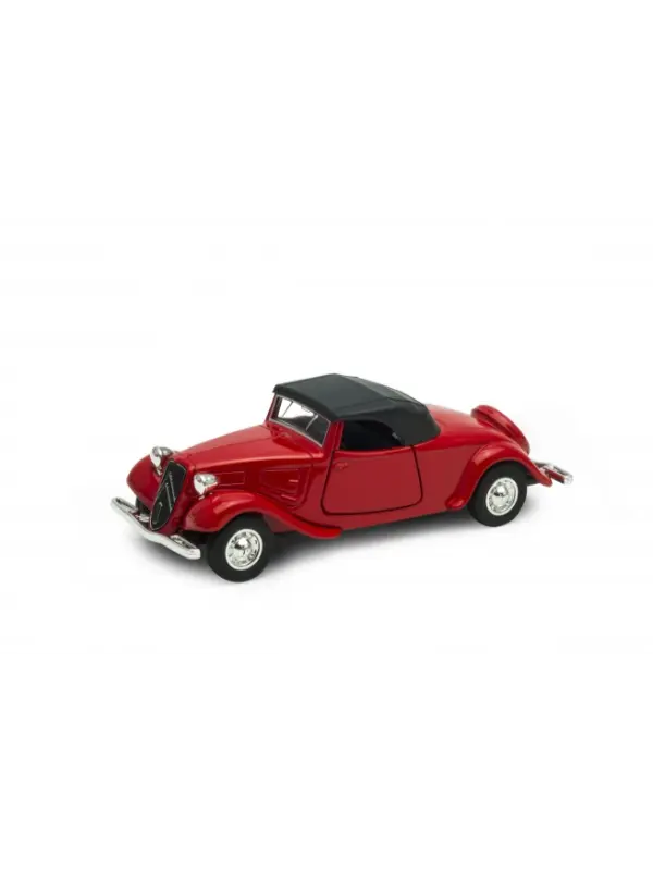 WELLY Oldtajmer 1:34-40 1938 Citroen 11B Traction Avant Cabrio Crveni