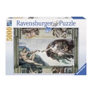 Ravensburger Puzzle 5000- Mikelandjelo "Stvaranje Adama "(RA17408)