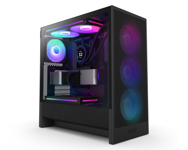 NZXT H5 Flow RGB Gaming kućište crno (CC-H52FB-R1)