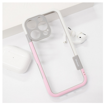 Maska Wolmtt bumper za iPhone 16 Pro pink