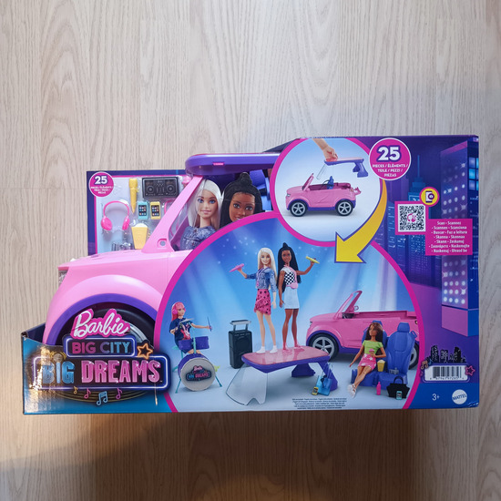 Barbie auto Big City Big Dreams NOVO