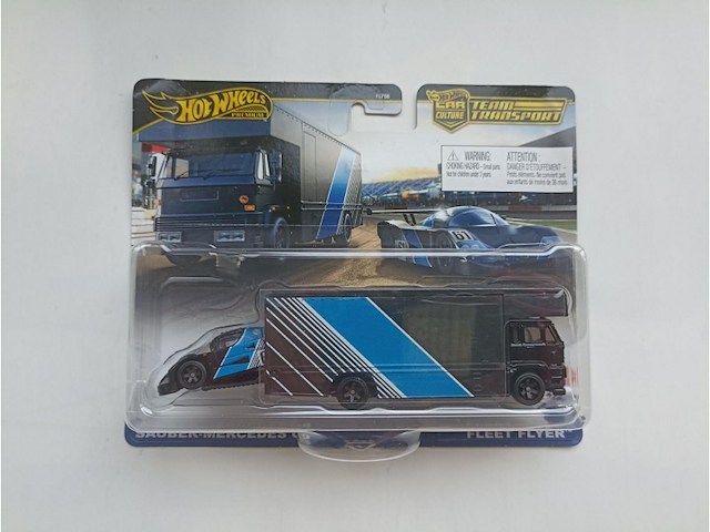 Hot Wheels Premium Sauber-Mercedes C9 &;;;; Fleet Flyer