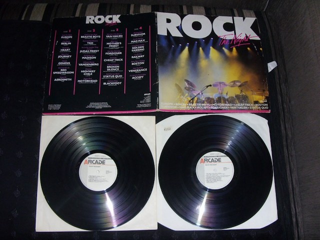 Various – Rock The Night 2LP Arcade Netherlands 1987.