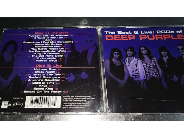 The best &; live: Deep Purple 2CDa , ORIGINAL