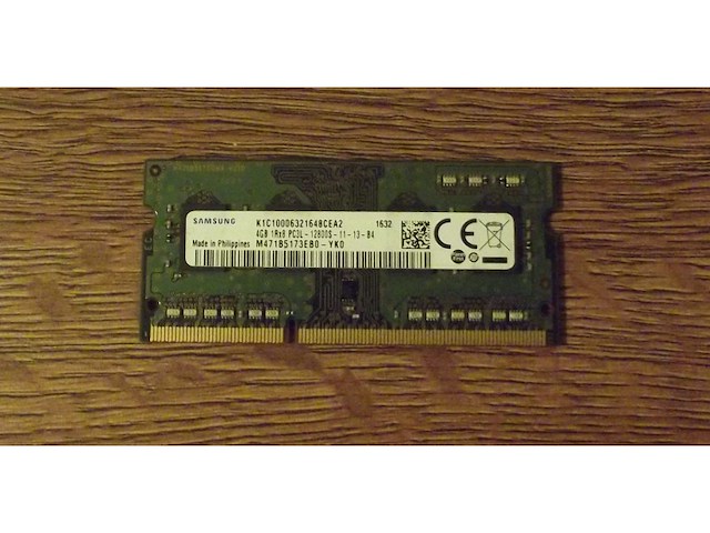 Samsung 4gb ddr3 PC3L 1600mhz