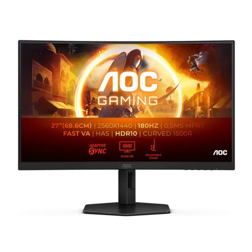 AOC 27″ QHD 180Hz Gaming zakrivljen monitor CQ27G4X