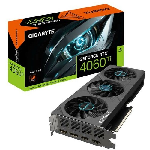 GIGABYTE nVidia GeForce RTX 4060 Ti 8GB 128bit GV-N406TEAGLE-8GD