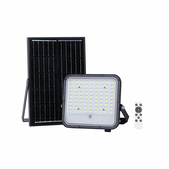 M452080-C5 50W solarni LED reflektor set 6500K IP65 ABS CRNI