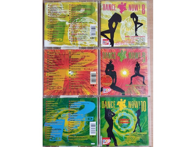 Dance Now! Vol.8/9/10 - Various Artists 2×2Cds +gratis