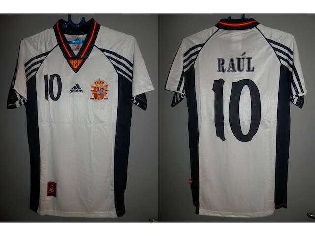 Španija dres (World Cup 1998) Raul 10 Away Espana Spain