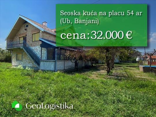 Seoska kuća na placu 54 ar