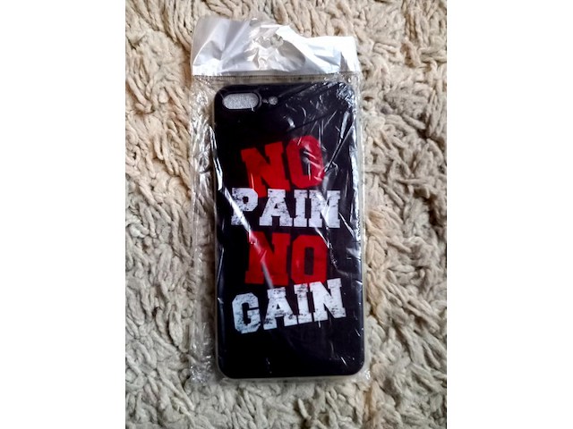 Iphone 6 7 8 Plus maska No Pain No Gain za mobilni NOVO