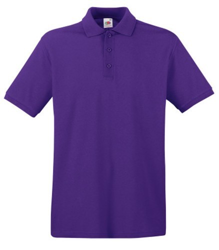 FRUIT OF THE LOOM, PREMIUM POLO, PREMIUM POLO MAJICA ZA MUŠKARCE, LJUBIČASTA, XL