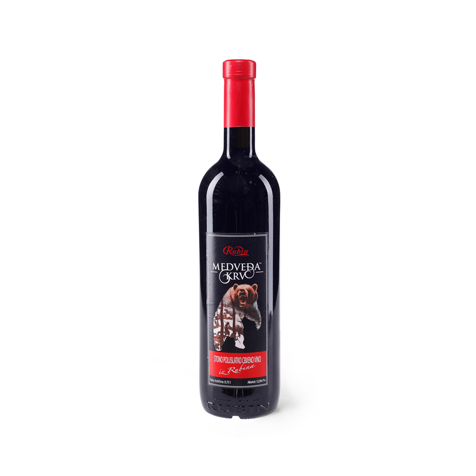 Vino crveno Medvedja krv Rubin 0.75l