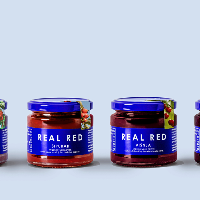 REAL RED 4 ukusa 320g + 10 Real Red Raw Bar