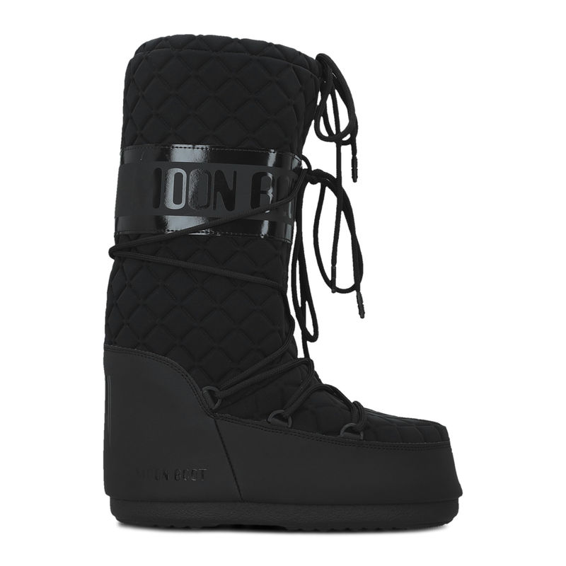 Ženske čizme Moon Boot Icon Quilt Black