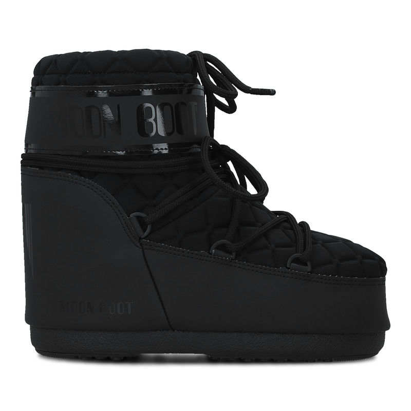 Ženske čizme Moon Boot Icon Low Quilt Black