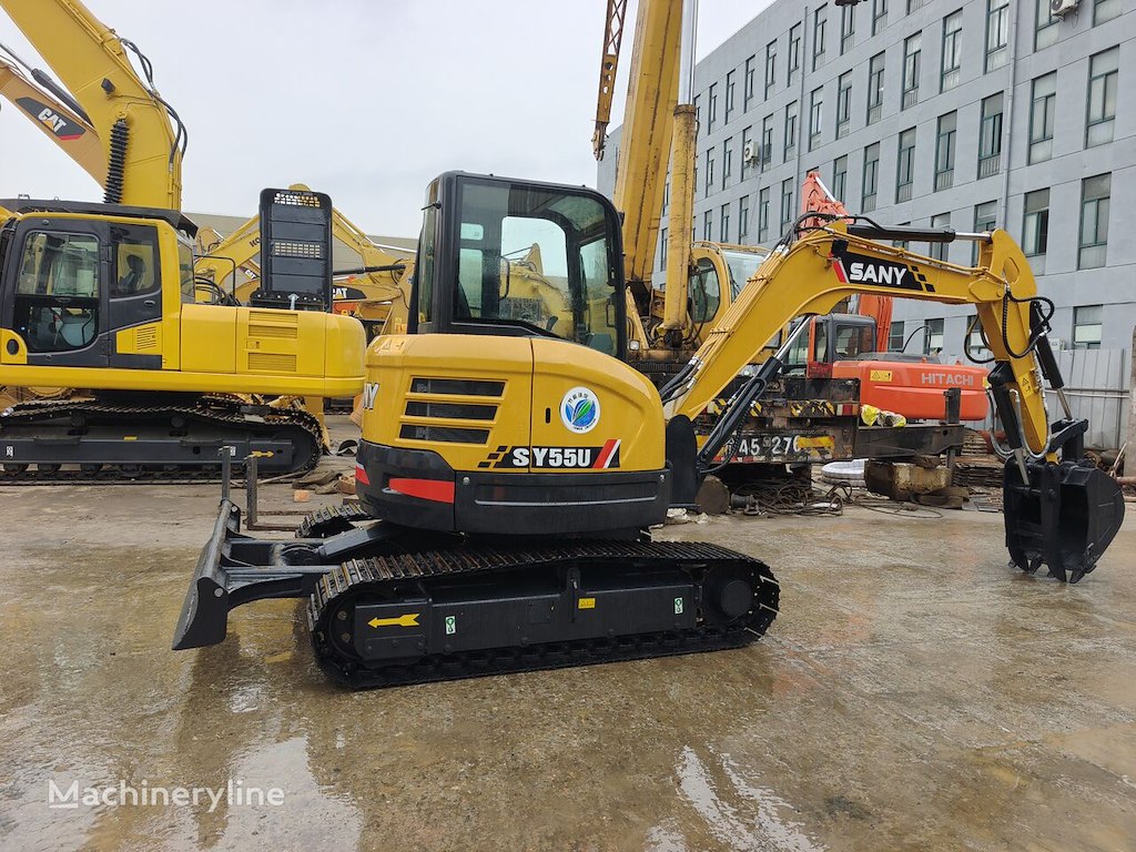 Sany sy55u 2019 made tracked excavator mini bager