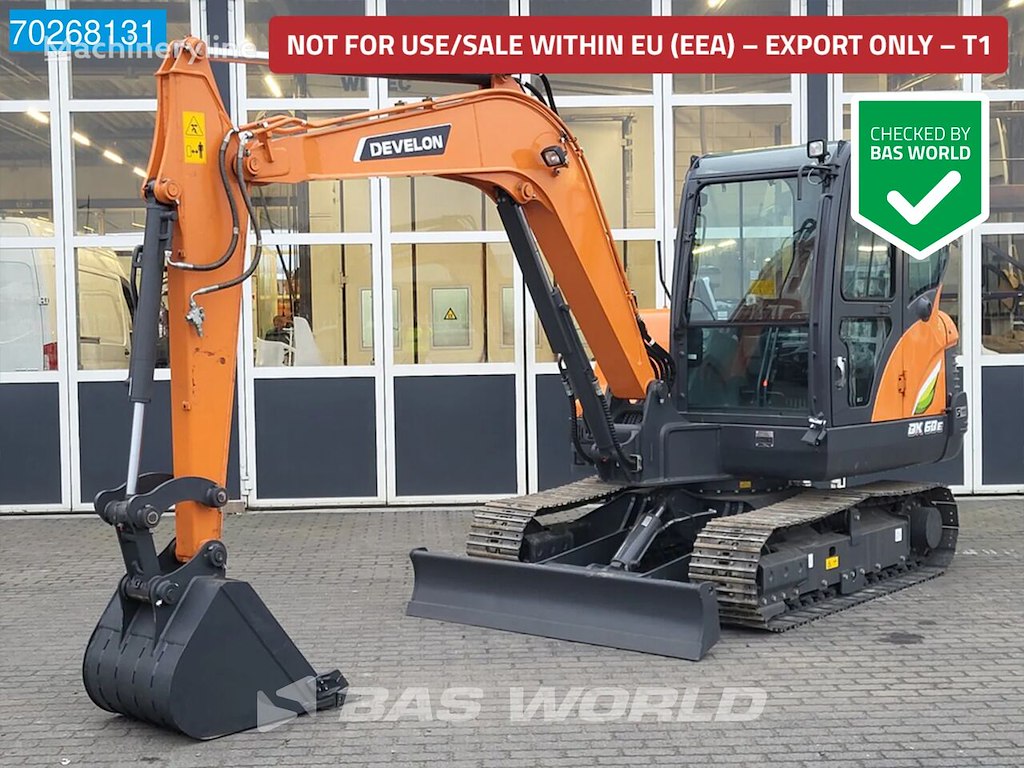 Novi Doosan DX60 E-10N A/C mini bager