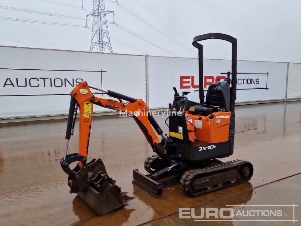 Prodaje se Doosan DX10Z mini bager na aukciji