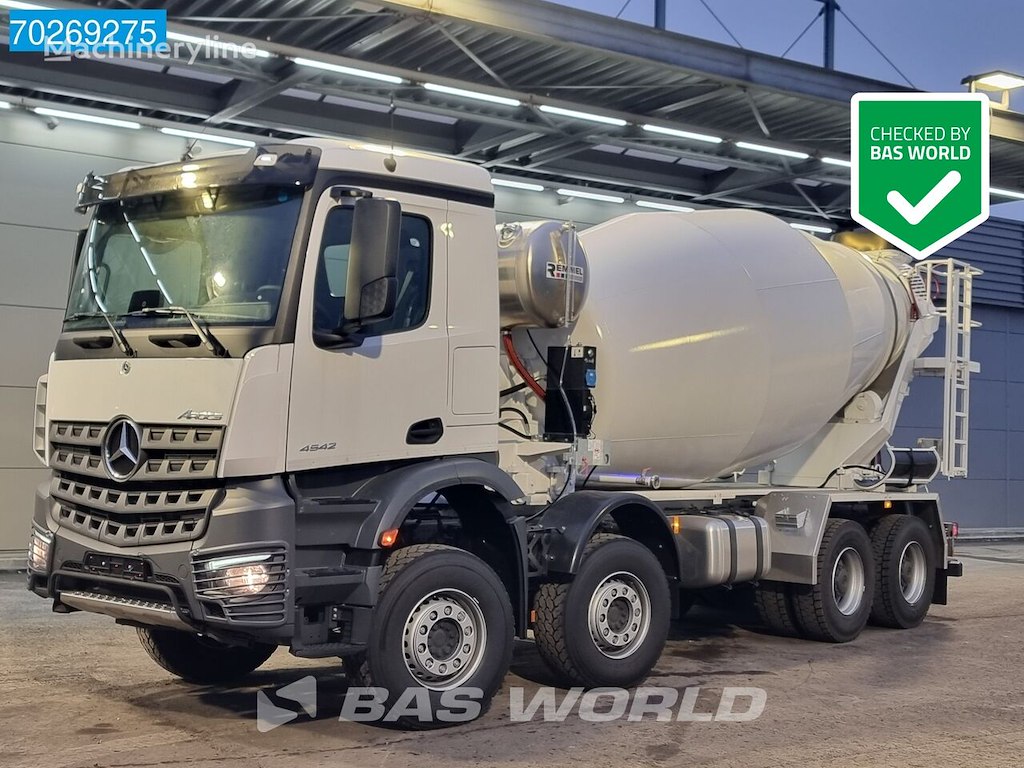 Novi Mercedes-Benz Arocs 4542 8X4 12m3 Remmel mixer German Quality Big-Axle Euro3 kamion s mešalicom za beton