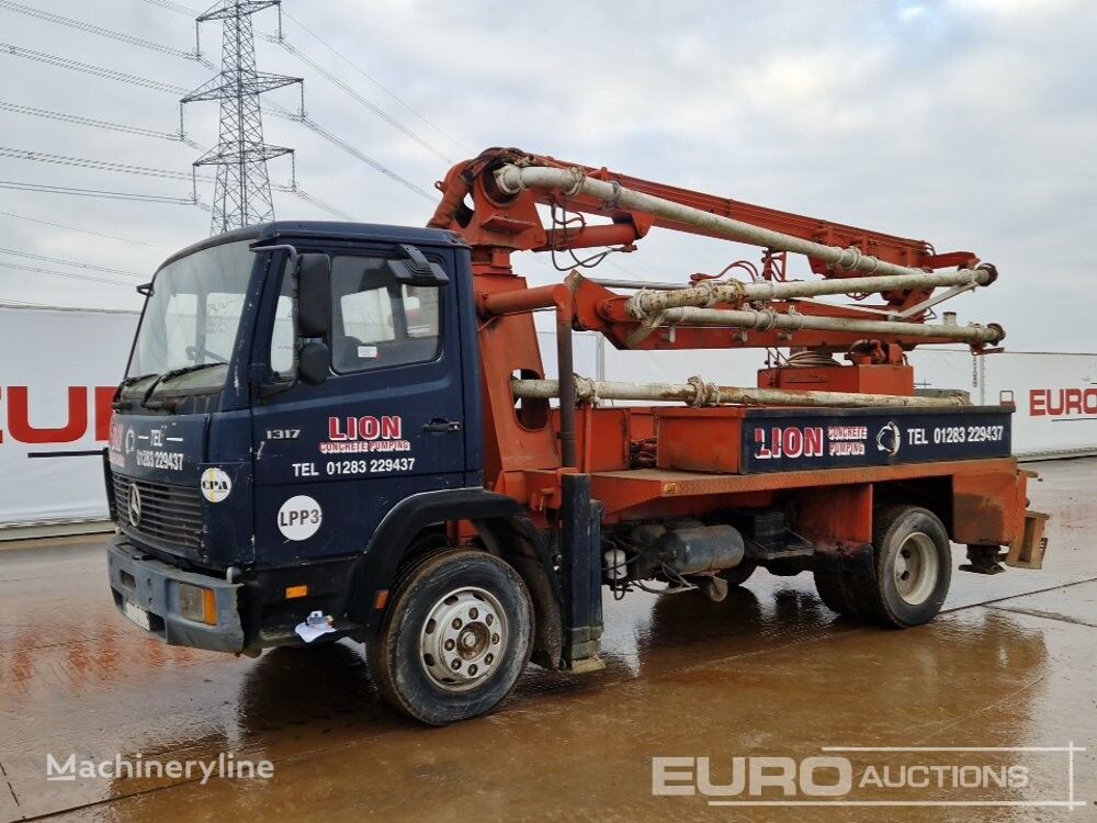 Prodaje se Mercedes-Benz 1317 pumpu za beton na aukciji