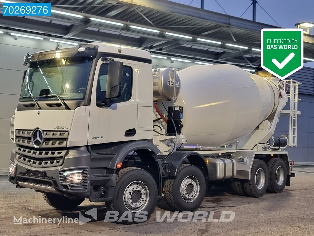 Novi Mercedes-Benz Arocs 4542 8X4 12m3 Remmel mixer German Quality Big-Axle Euro 3 kamion s mešalicom za beton