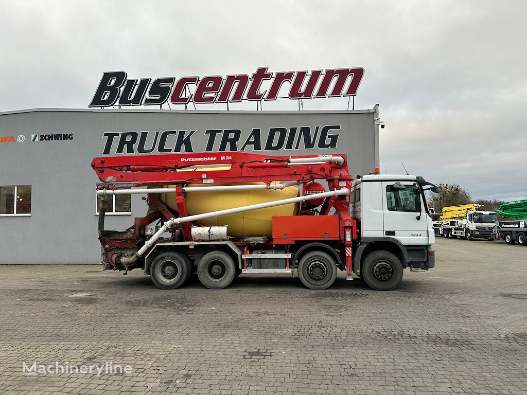 Putzmeister PUMI 24-3 na šasiji Mercedes-Benz Actros 3244 Putzmeister 24-3 m / 125mm pumpa za beton