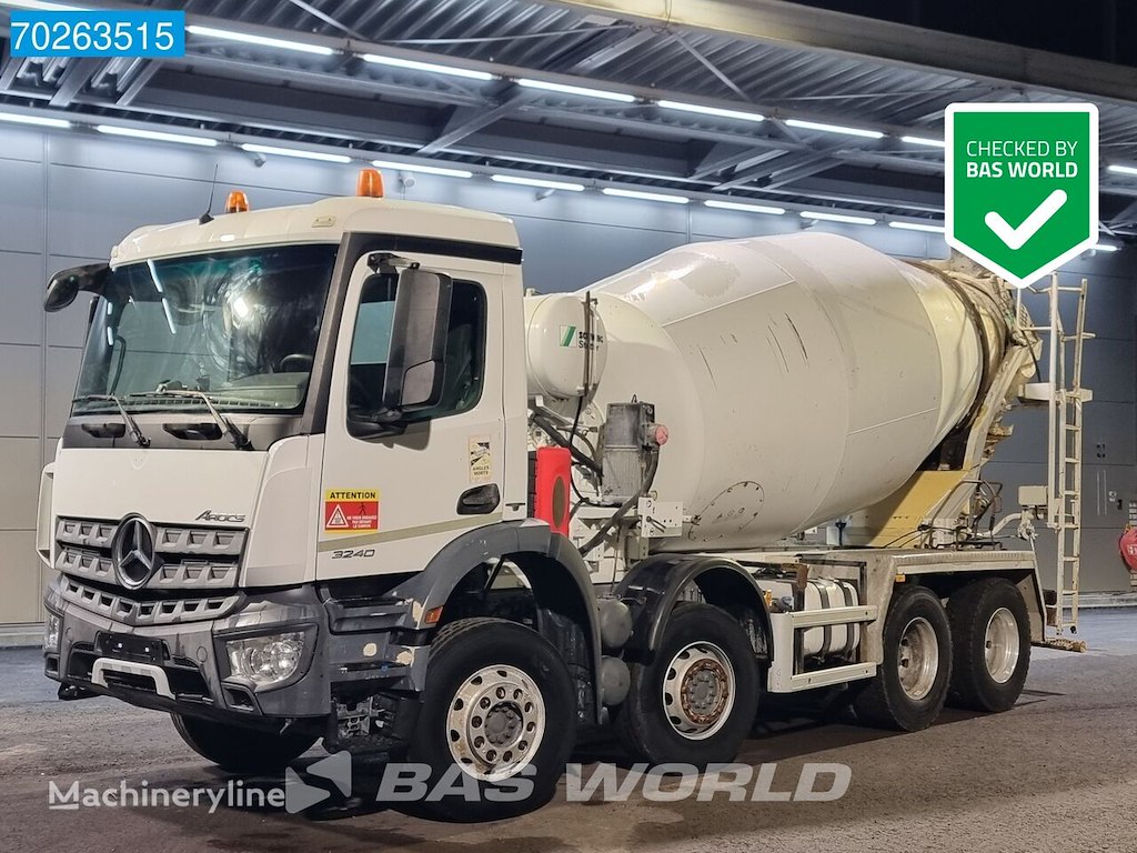 Mercedes-Benz Arocs 3240 8X4 9m3 Schwing Stetter Mixer Steelsuspension Euro 6 kamion s mešalicom za beton