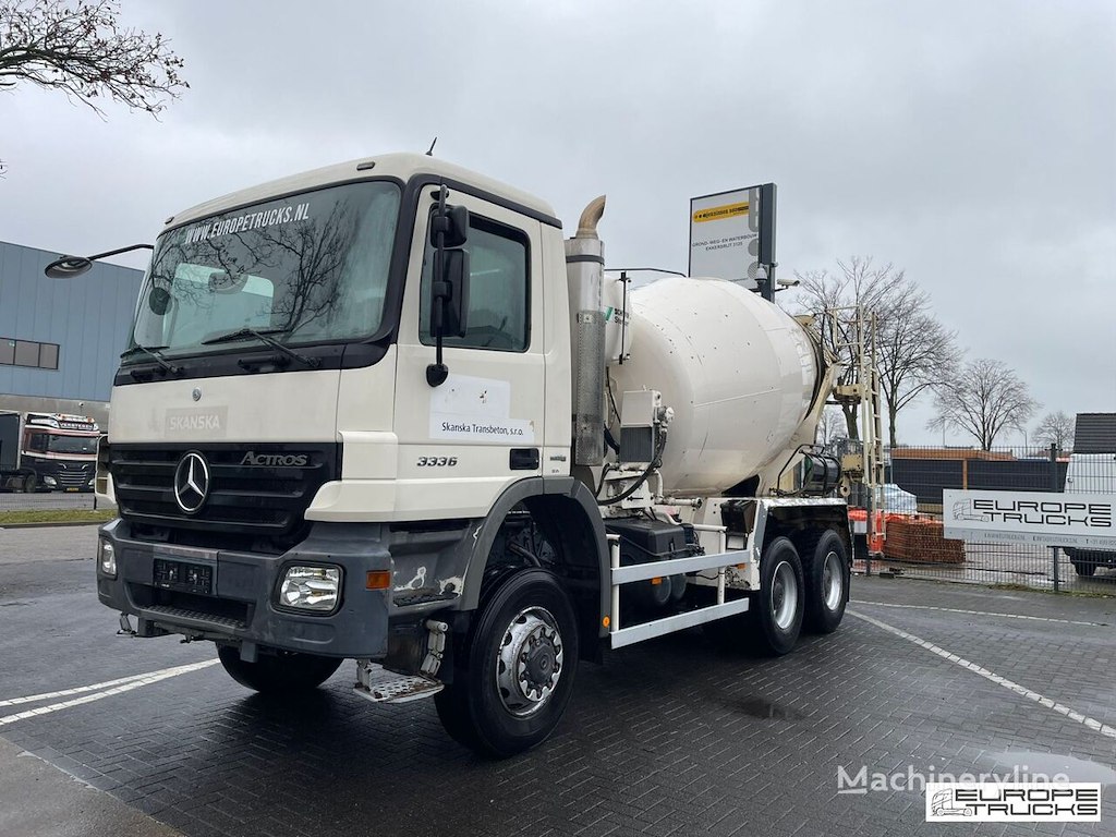 Mercedes-Benz Actros 3336 Full Steel - 6x6 - EPS 3 Ped kamion s mešalicom za beton