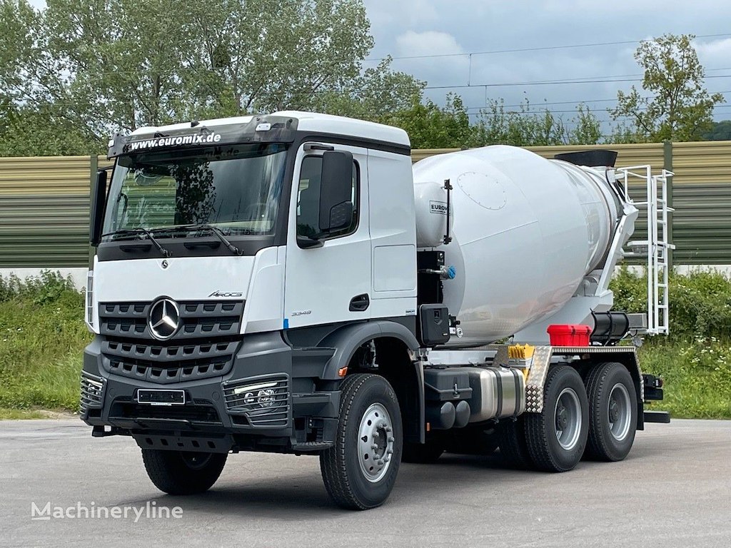 Novi Euromix MTP na šasiji Mercedes-Benz Arcos 3348 kamion s mešalicom za beton