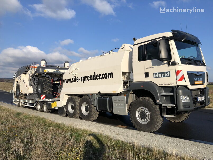 MAN MAN amag spreader 6x6 - 17 m³ stroj za reciklažu asfalta