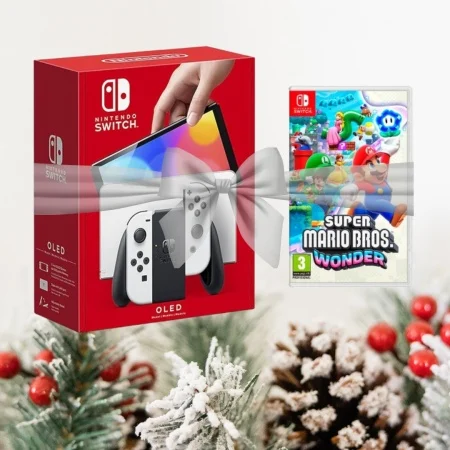 Konzola Nintendo Switch OLED Model White + Super Mario Bros. Wonder