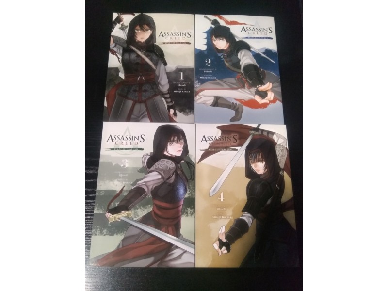 MANGA Assassin`s Creed: Blade of Shao Jun komplet 1-4