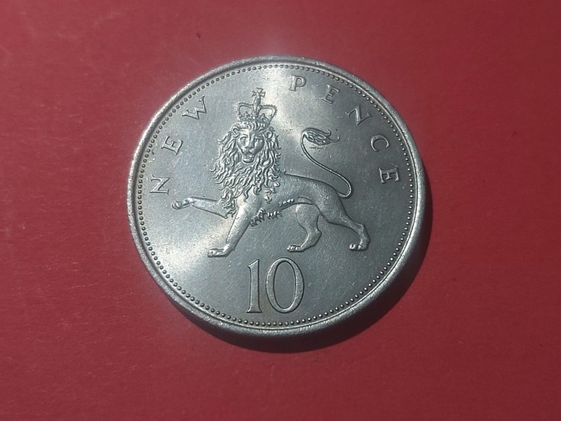 Britanija - 10 pence 1968 god