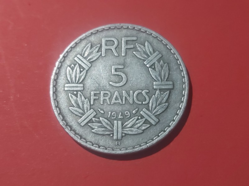 Francuska - 5 francs 1949 god