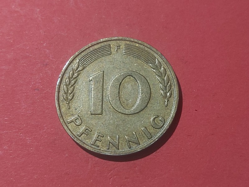 Nemačka - 10 pfennig 1949 god F