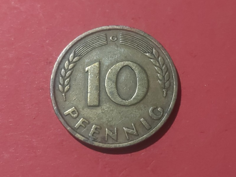 Nemačka - 10 pfennig 1949 god G