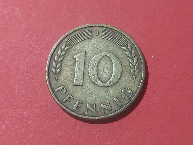 Nemačka - 10 pfennig 1949 god J