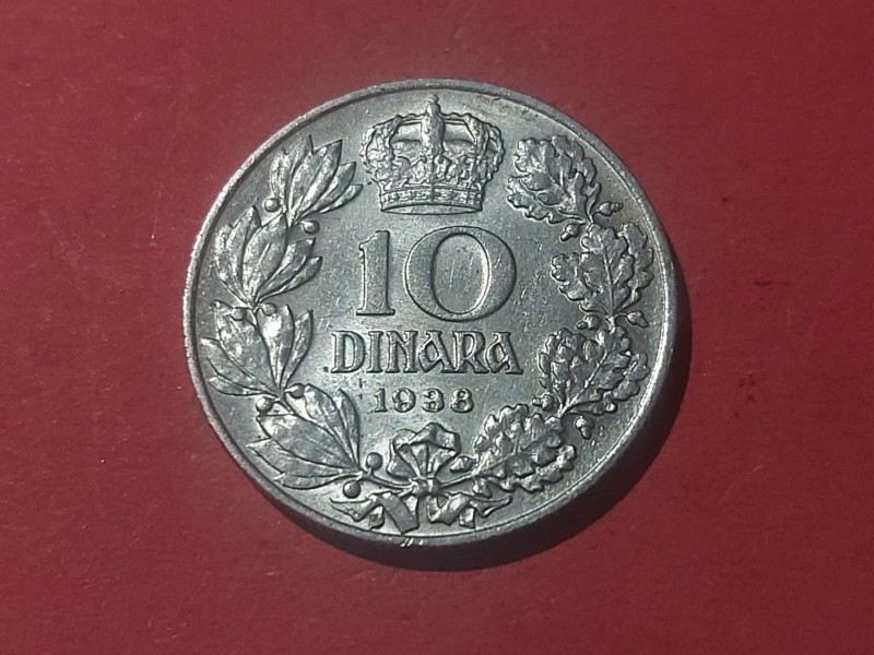 Kraljevina - 10 dinara 1938 god