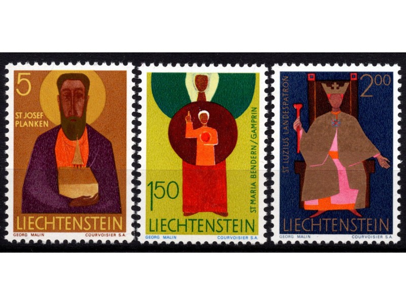 Liechtenstein Furstentum 1968.
