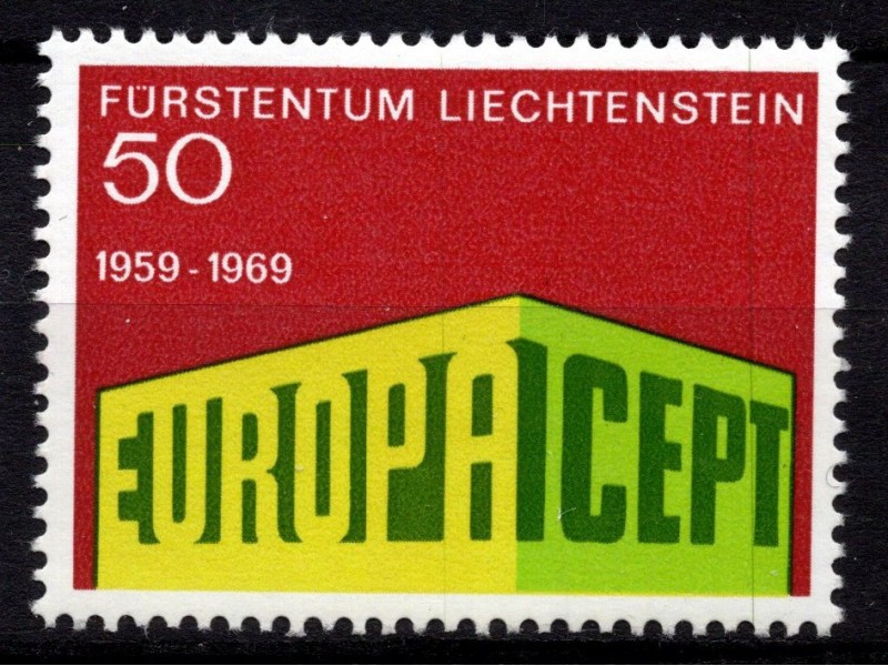 Liechtenstein Furstentum 1969.