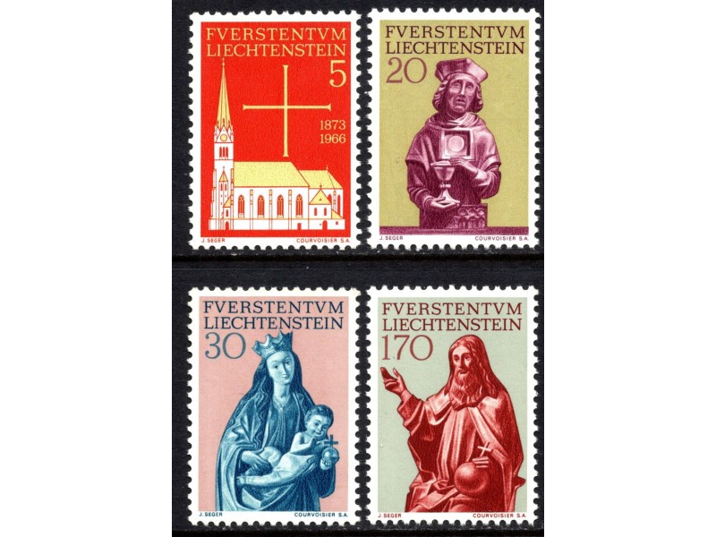 Liechtenstein Furstentum 1966.