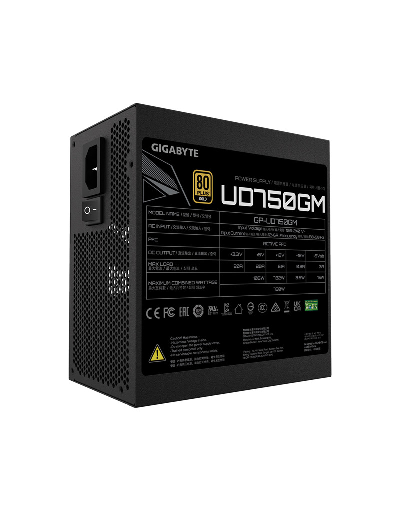 GIGABYTE GP-UD750GM PG5 750W Modularno napajanje