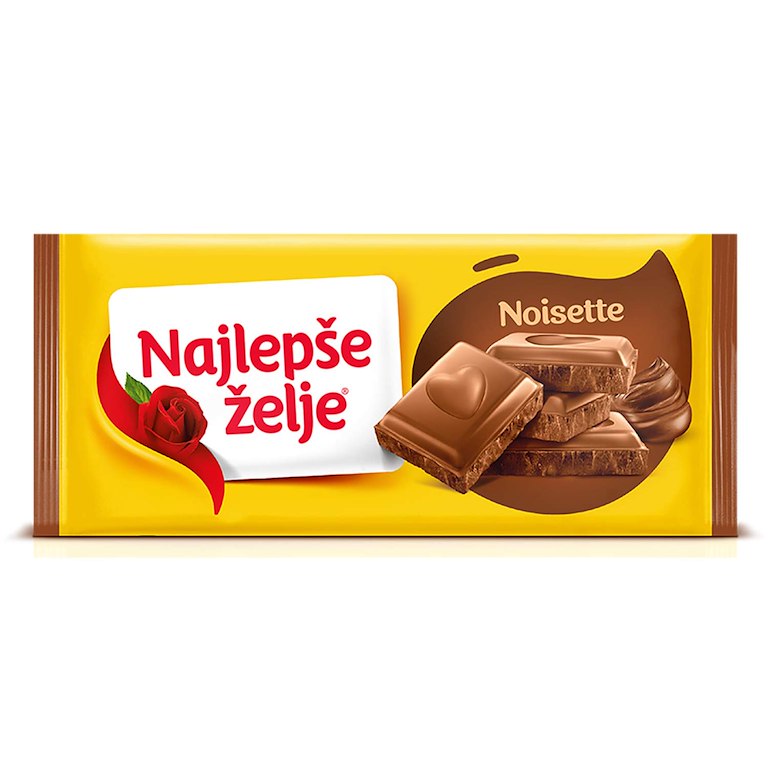 Najlepše želje čokolada noisette 180g najlepše želje