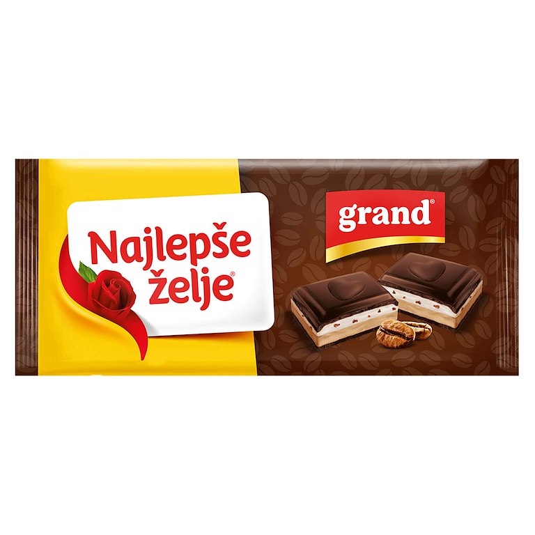 Najlepše želje čokolada grand kafa 184g najlepše želje