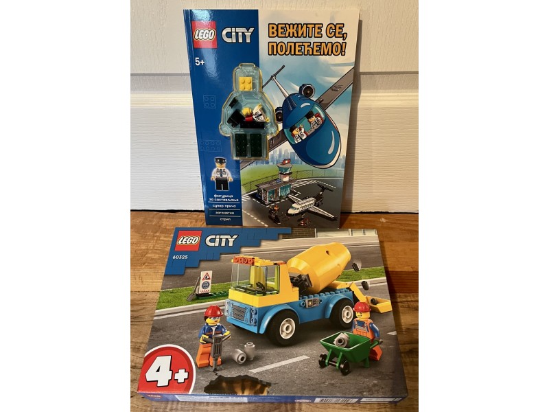 NOV Lego City 60325 Kamion sa mešalicom i NOVA lego knj