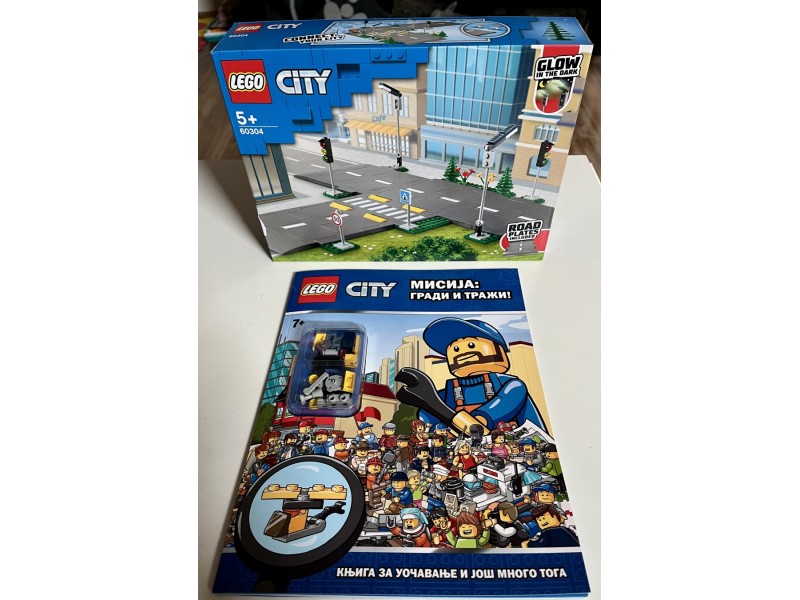 NOV City LEGO 60304 i Lego City knjiga Misija Gradi i T