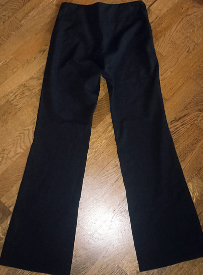 Crne wide legs pantalone