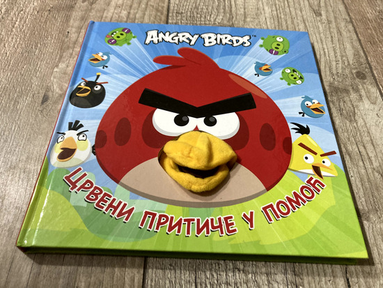 Knjige za decu- Angry birds plisani kljunic